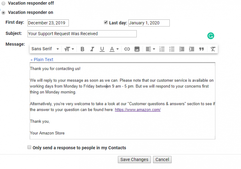 How to Set an Auto Response for Your Amazon Store? | BQool Blog